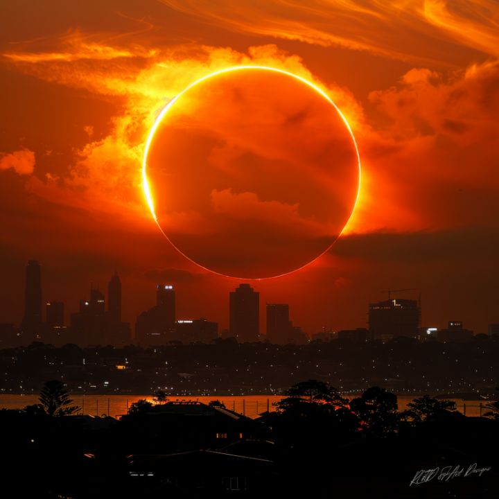 Eclipse 2024 - Sun Eclipse - SykArt Designs - Digital Art, Astronomy ...