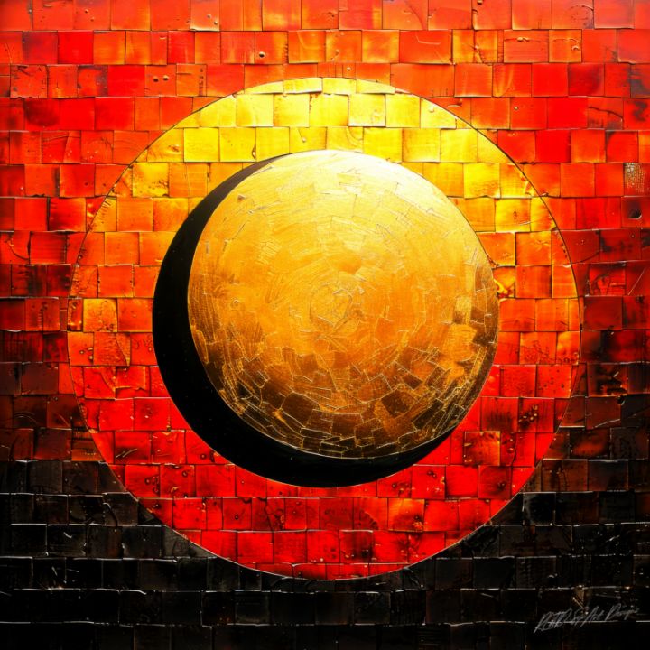 Eclipse Lunaire - Lunar Year Golden - SykArt Designs - Digital Art & AI ...