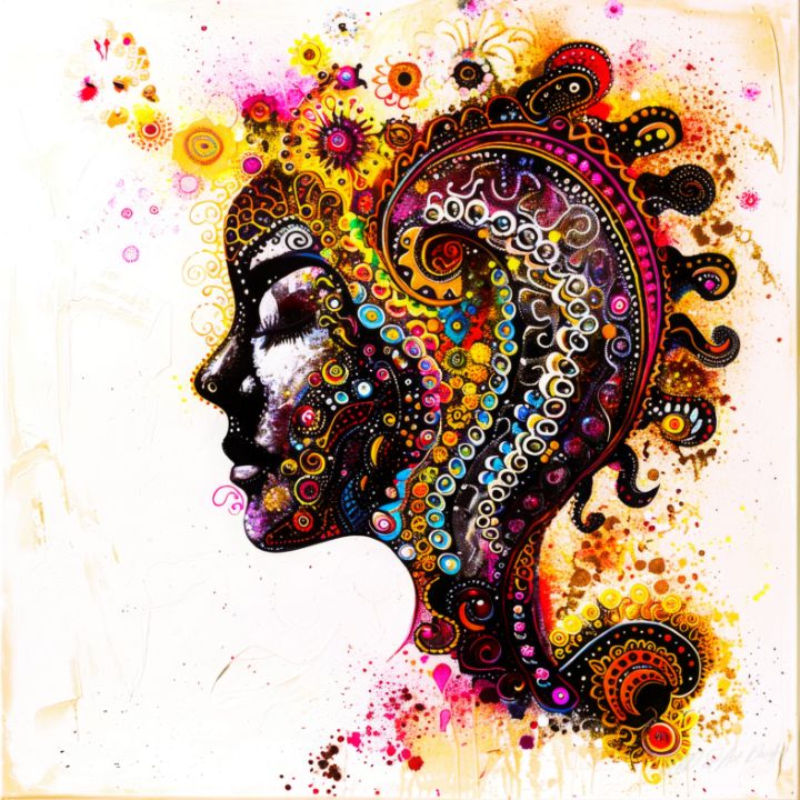 Sun Ra - Woman Solaire - SykArt Designs - Digital Art & AI, People ...