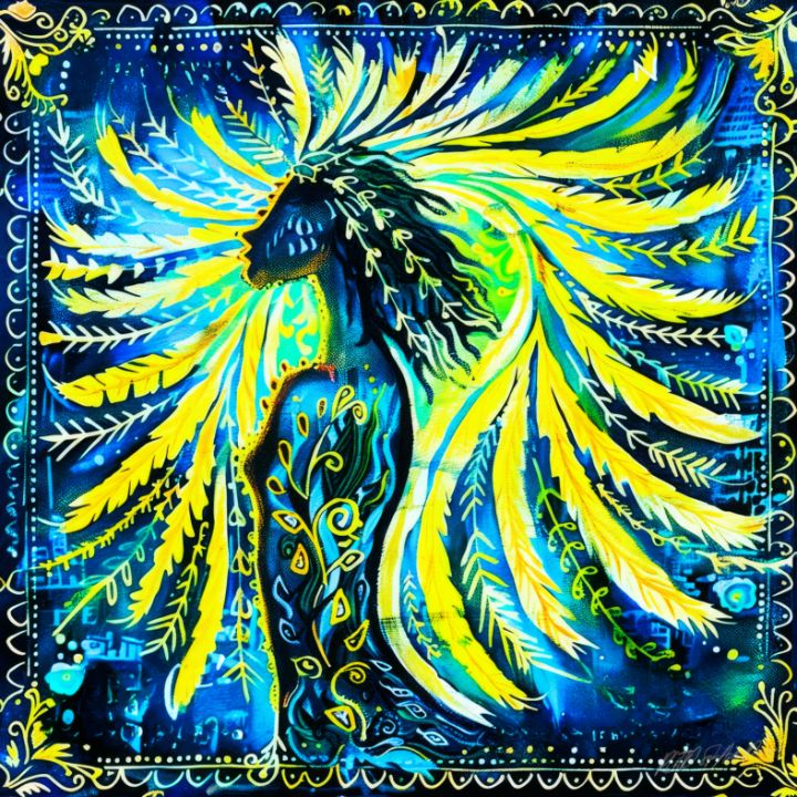 Sun Salutations - Sun Goddess - SykArt Designs - Digital Art, Religion ...