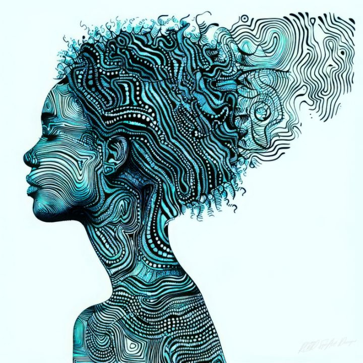 Complicated Mind - Afro-Futurism - SykArt Designs - Digital Art & AI ...