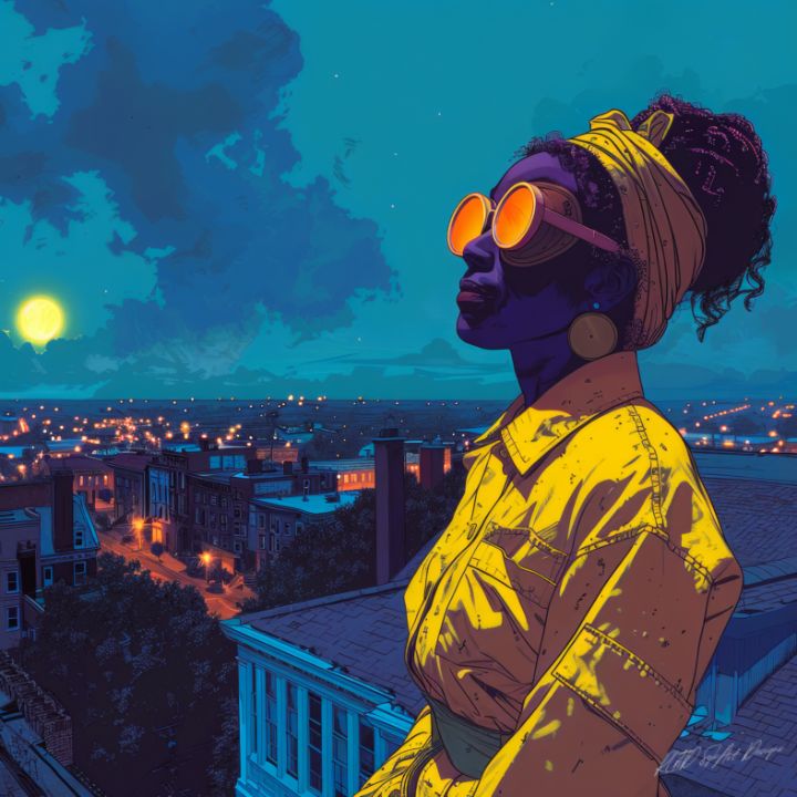 Solar Filtered - Yellow And Blue - SykArt Designs - Digital Art & AI ...