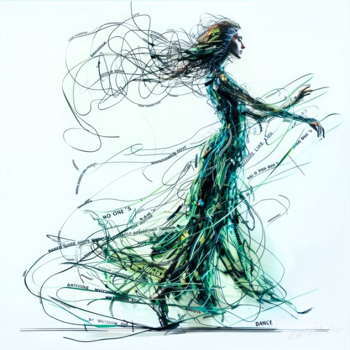 Words On The Wind - Graceful Poise. - SykArt Designs - Digital Art ...