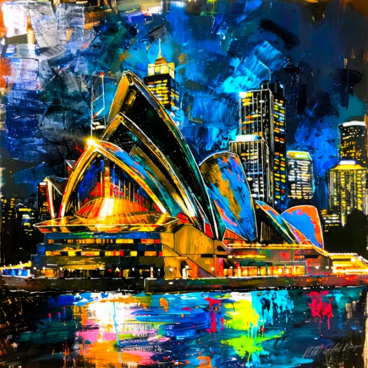 Cityscape Australia Sydney Op House - SykArt Designs - Digital Art & AI ...