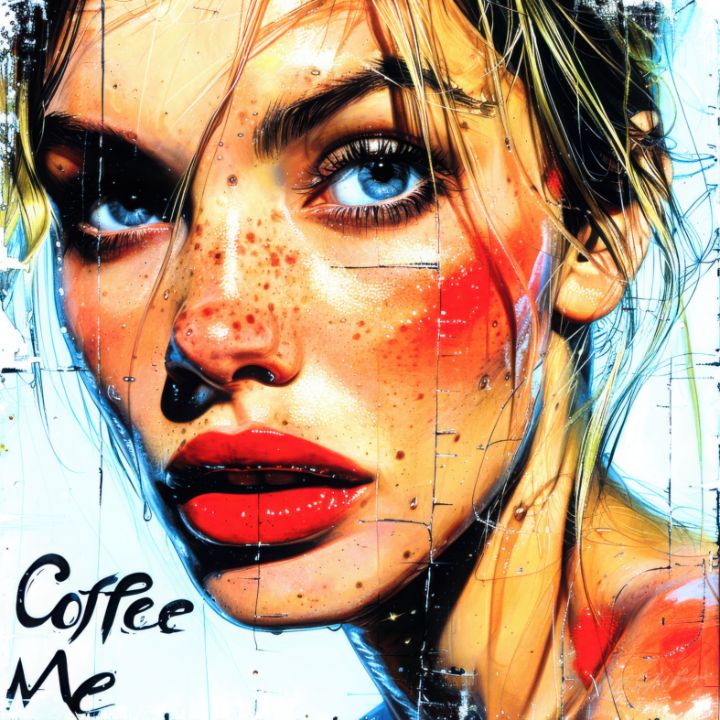 Coffee Me - Please - SykArt Designs - Digital Art & AI, Humor & Satire ...