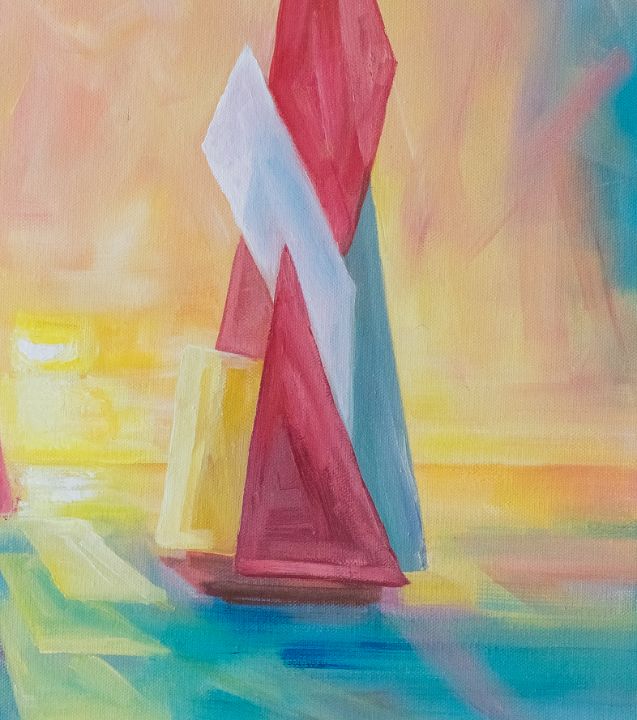 Sunset. Under sail. - Vasa - Paintings & Prints, Landscapes & Nature ...