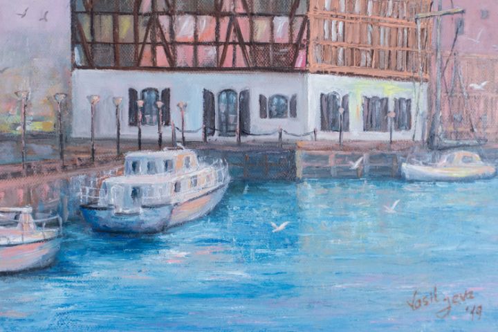 On Danes river - Vasa - Paintings & Prints, Buildings & Architecture ...