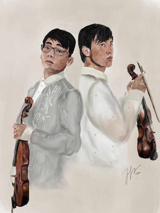 TwoSetViolin in Barong Tagalog - Jam Labong - Digital Art & AI, People ...