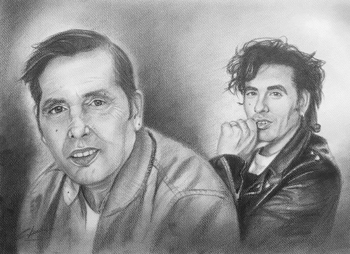 Christy Dignam Pencil Portrait - Conor Keegan Art Prints - Paintings ...