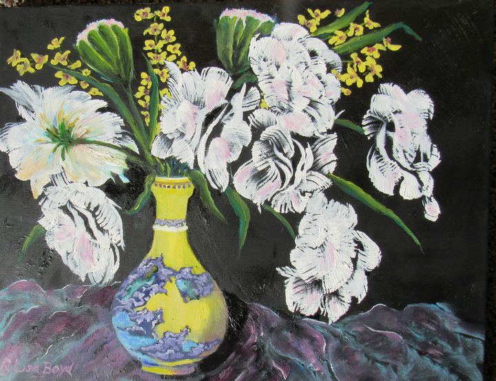 Oriental Vase - Lisa Boyd - Paintings & Prints, Flowers, Plants ...