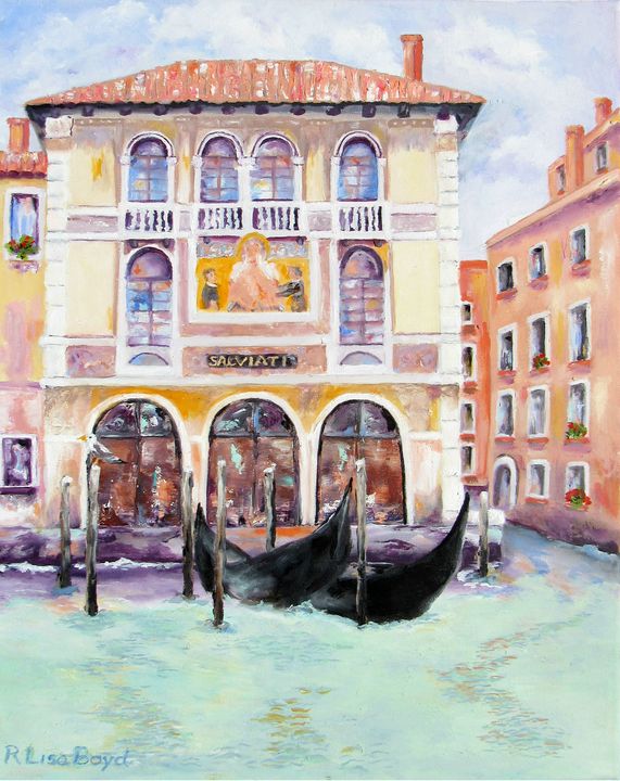 Venice Palace - Lisa Boyd - Paintings & Prints, Places & Travel, Europe ...