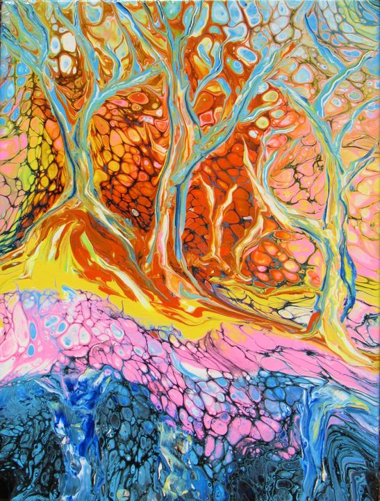 Painting Mood Swings - Lisa Boyd - Paintings & Prints, Abstract, Color ...