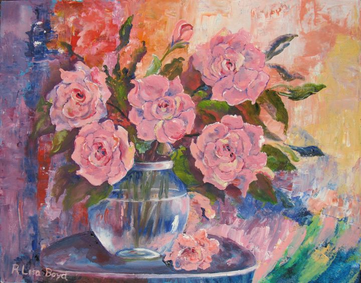 Shades of Flowers - Lisa Boyd - Paintings & Prints, Flowers, Plants ...
