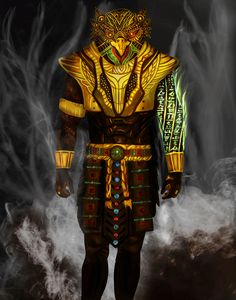 Horus - Andrew Ahn Design - Paintings & Prints, Fantasy & Mythology ...