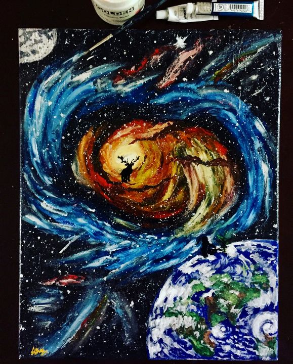 Imaginary Art - Aruna Art - Paintings & Prints, Abstract, Color - ArtPal