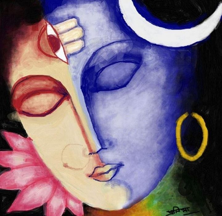 Arrdhanaarishwara - Leisure Time Artworks - Digital Art & AI, Fantasy ...