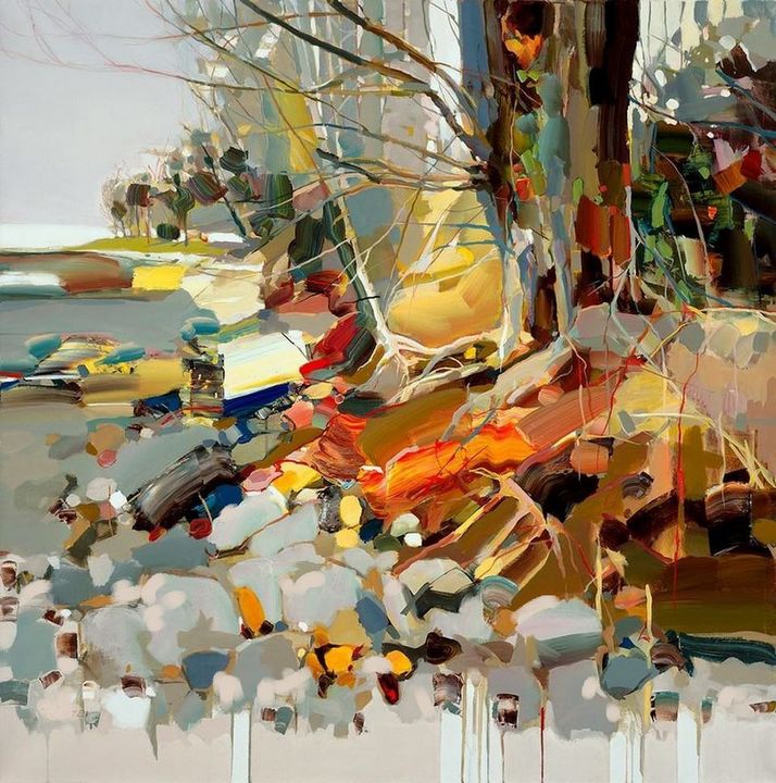 Autumn fall - Lida - Drawings & Illustration, Abstract, Color - ArtPal