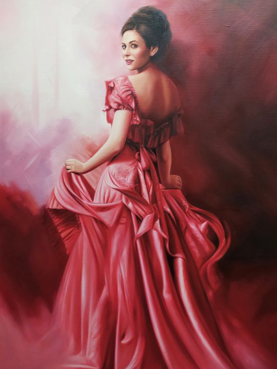Happiness - Lida - Paintings & Prints, People & Figures, Female Form ...