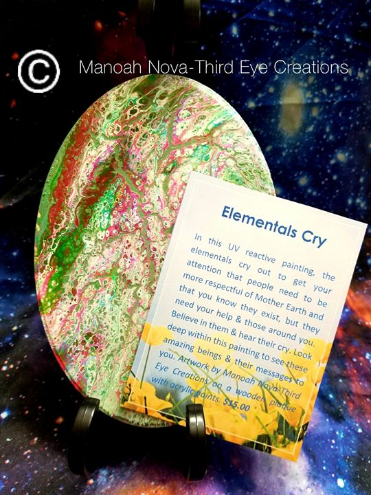 Elemental's Cry - Manoah Nova-Third Eye Creations - Paintings & Prints, Fantasy & Mythology ...