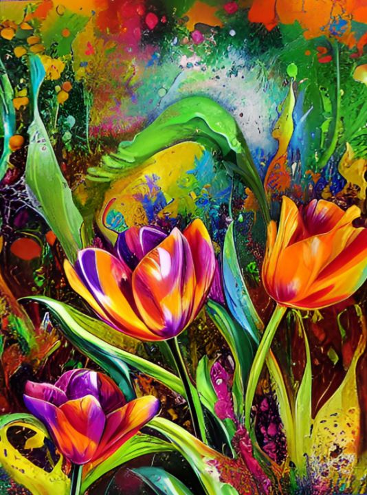 Grace- Marie Unique Art - Digital Art & AI, Paintings & Prints