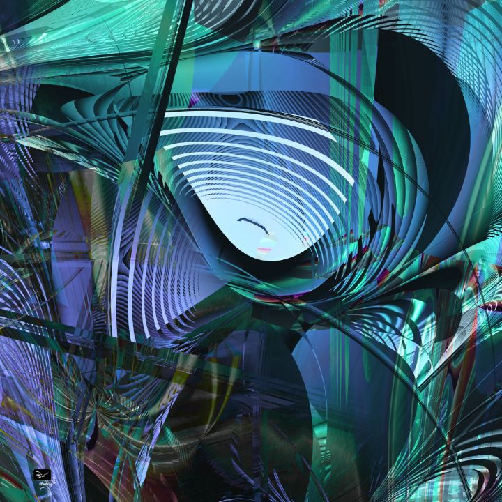 Looking glass - The fractalist - Digital Art & AI, Abstract, Fractal ...