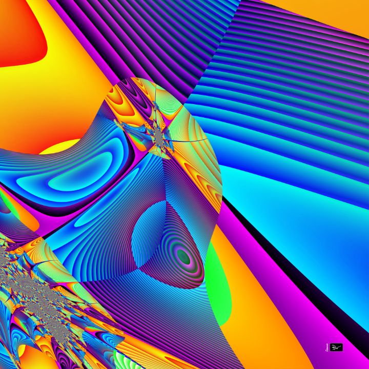 Rain - The fractalist - Digital Art & AI, Abstract, Fractal - ArtPal