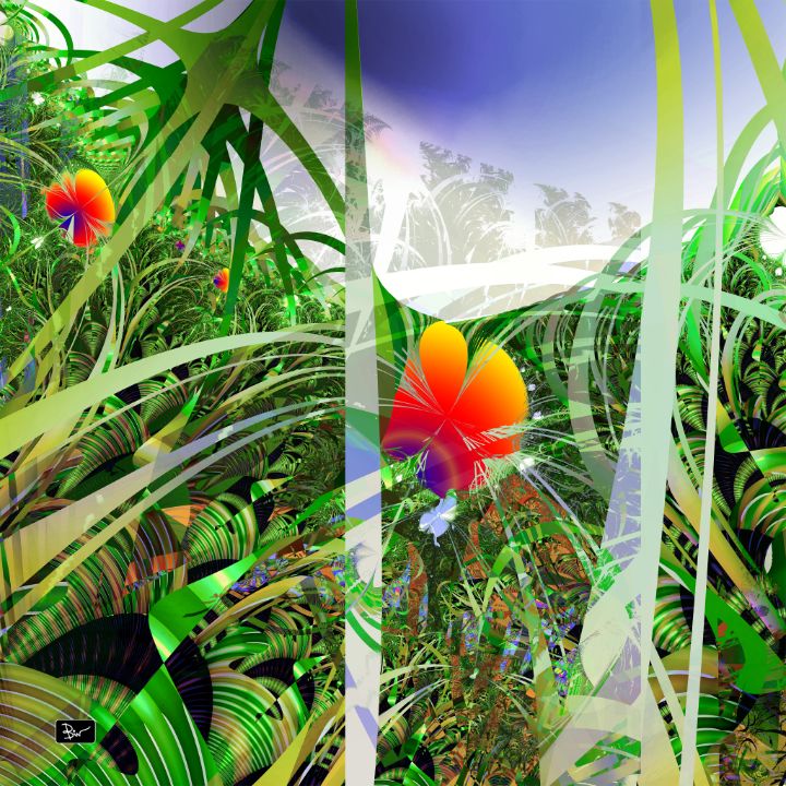 Flutter - The fractalist - Digital Art & AI, Abstract, Fractal - ArtPal