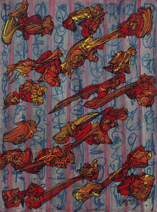 "The Commission #07" - Ron Hartgrove - Paintings & Prints, Abstract ...