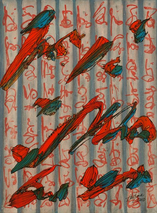 "The Commission #10" - Ron Hartgrove - Paintings & Prints, Abstract ...