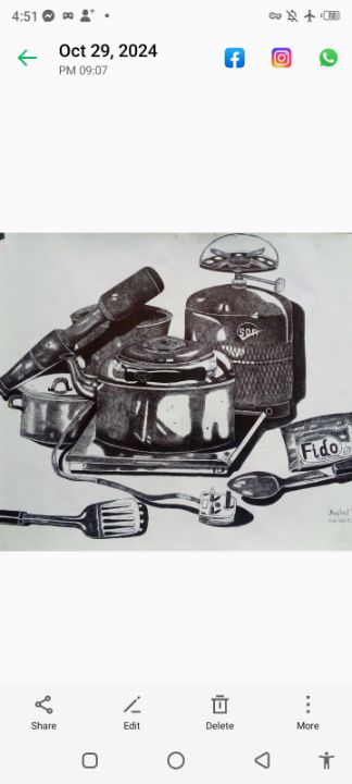 Still life drawing - Raphael arts - Drawings & Illustration, Still Life ...