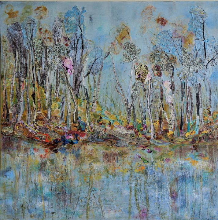 ON A JOYFUL DAY 1 - Manuela Moldovan - Paintings & Prints, Landscapes ...