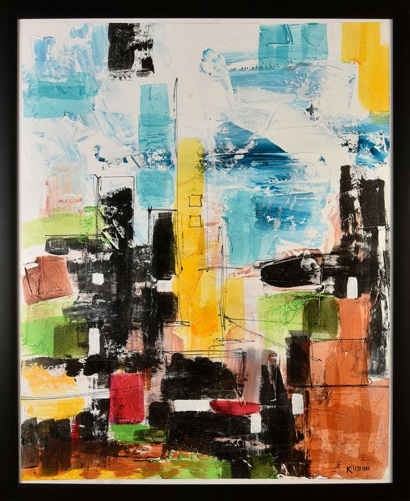 Past Less Forgotten 2 - Kamran Azim - Paintings & Prints, Abstract ...