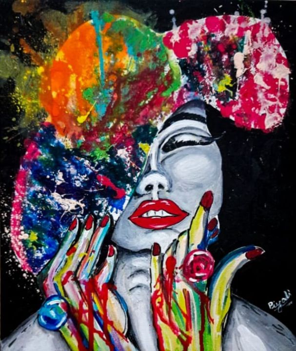 Secret Desire - Piyali Art Gallery - Paintings & Prints, People ...