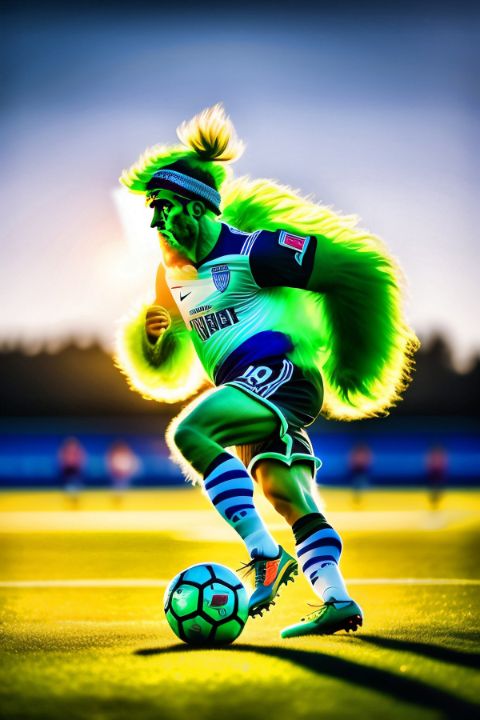 Grinch wearing Schalke Trikot AI Art - ThajaFloecky Designs - Digital ...