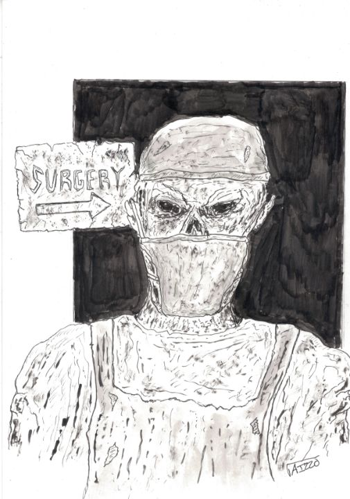 Horror Surgeon Illustration - Izzo Artworks (Anthony Izzo) - Drawings ...
