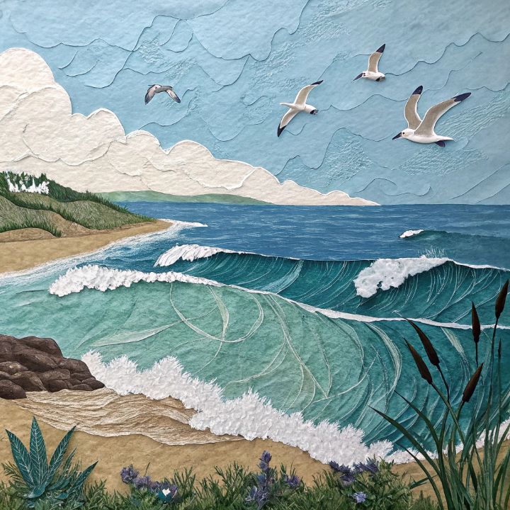 Zine collage seascape artwork from t - best designs - Digital Art & AI ...