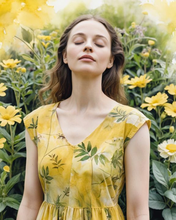 dreamy gentle photo of a woman - best designs - Digital Art & AI ...