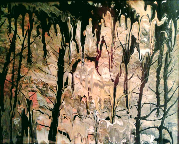 Swamp Trees - Elly's Paintings - Paintings & Prints, Abstract ...