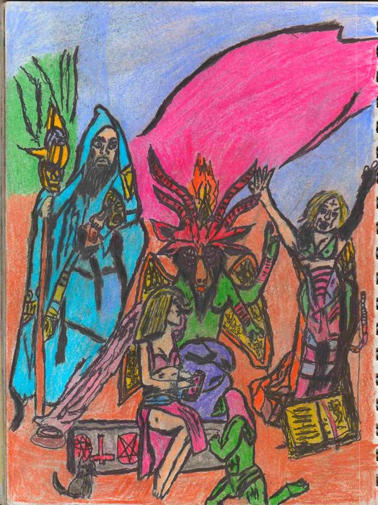 Satanic gang - House of l - Drawings & Illustration, Fantasy ...