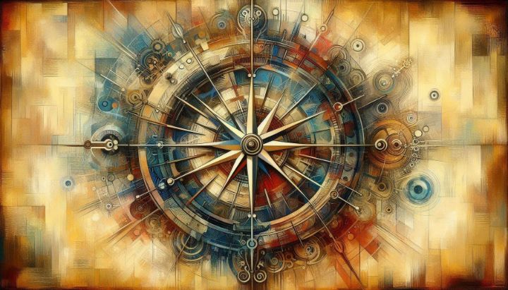 Compass Rose 3 Abstract - Heritage Hills Art Gallery - Digital Art & AI ...