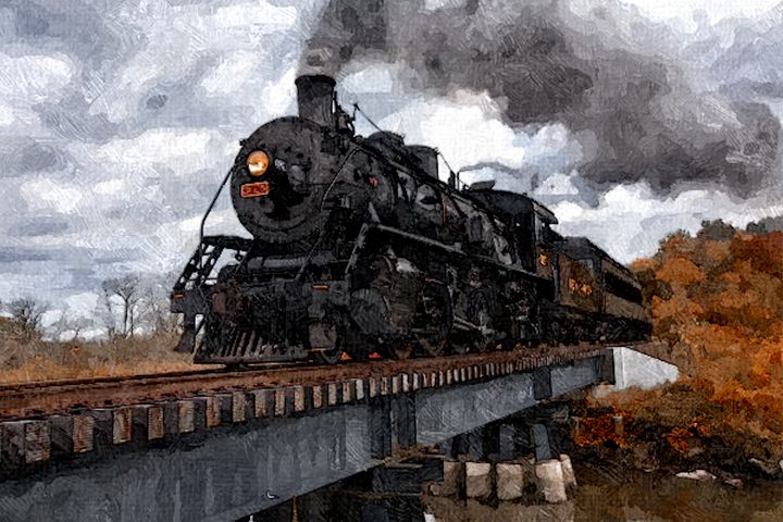 Steaming Through New England - William Butman - Digital Art & AI ...