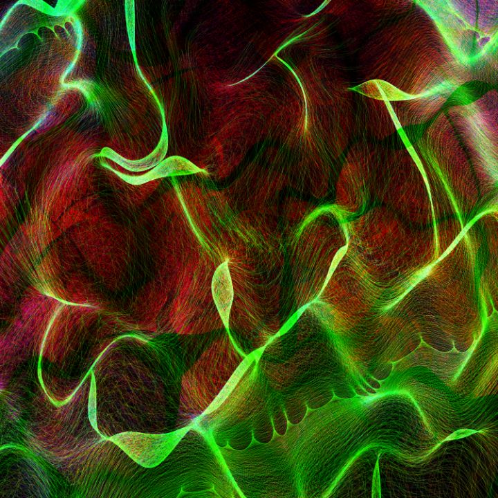 Bellseyes 03 The Glass Pixel Paintings Prints Abstract Organic