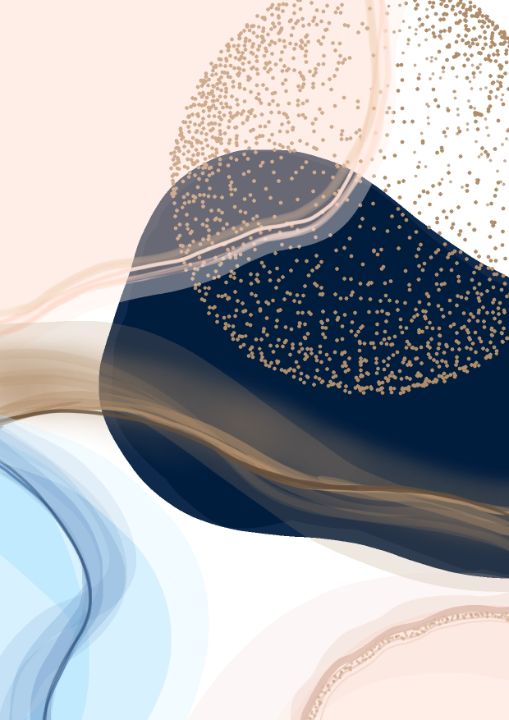 "Waves of happiness" - Ella art - Digital Art & AI, Abstract, Other ...