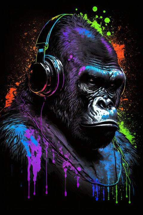 Rock On! - Randy Mann Art - Digital Art & AI, Animals, Birds, & Fish ...