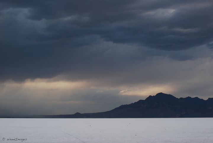 Storm Clouds Over the Salt Flats - Wend Images Gallery - Photography ...