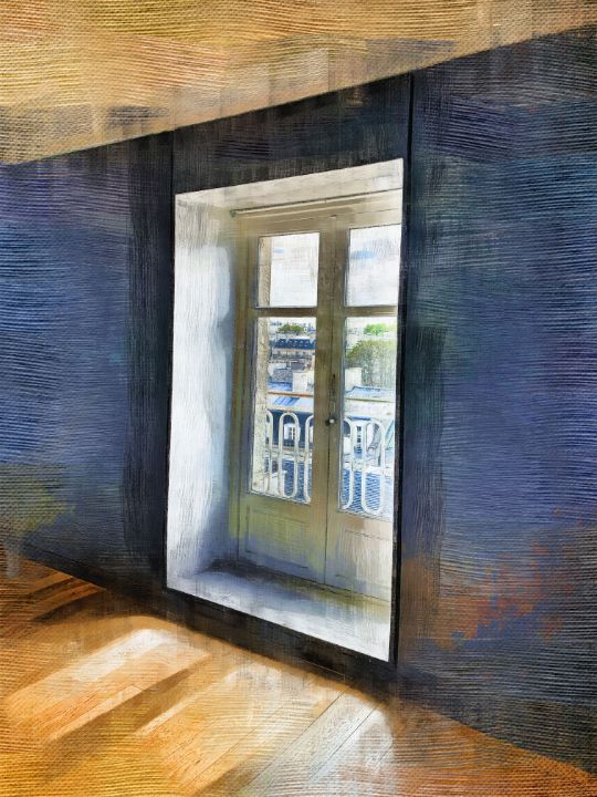 Sunlit Gallery Window - Photographic Artwork - Photography, Buildings ...