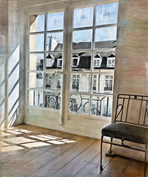 Museum Window & Chair - Photographic Artwork - Photography, Buildings ...