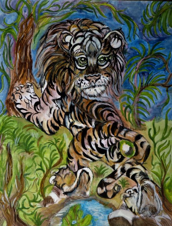 LOOKING BACK GOOD OR BAD - joy - Paintings & Prints, Animals, Birds ...