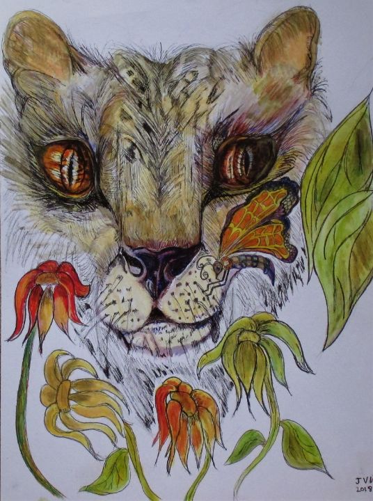 REST STOP - joy - Paintings & Prints, Animals, Birds, & Fish, Wild Cats ...