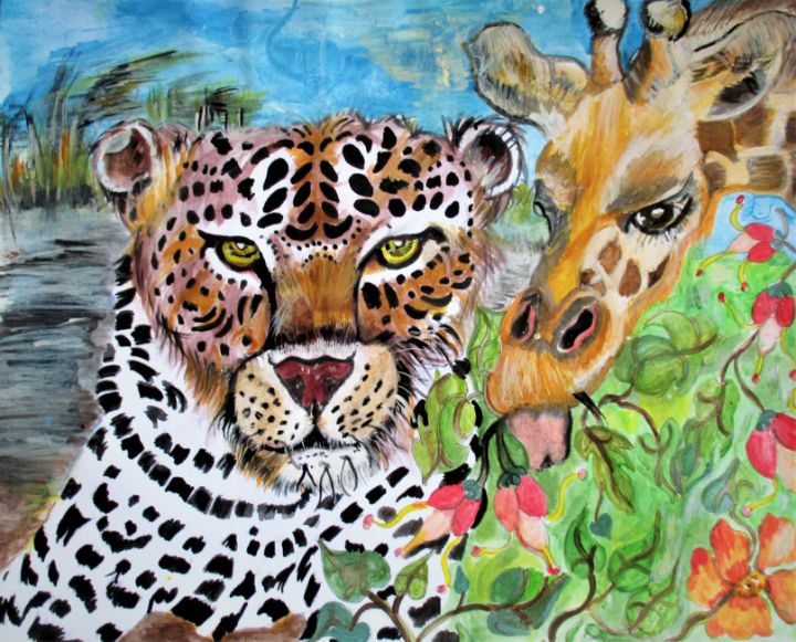 Spotty Dreams - joy - Paintings & Prints, Animals, Birds, & Fish, Wild ...